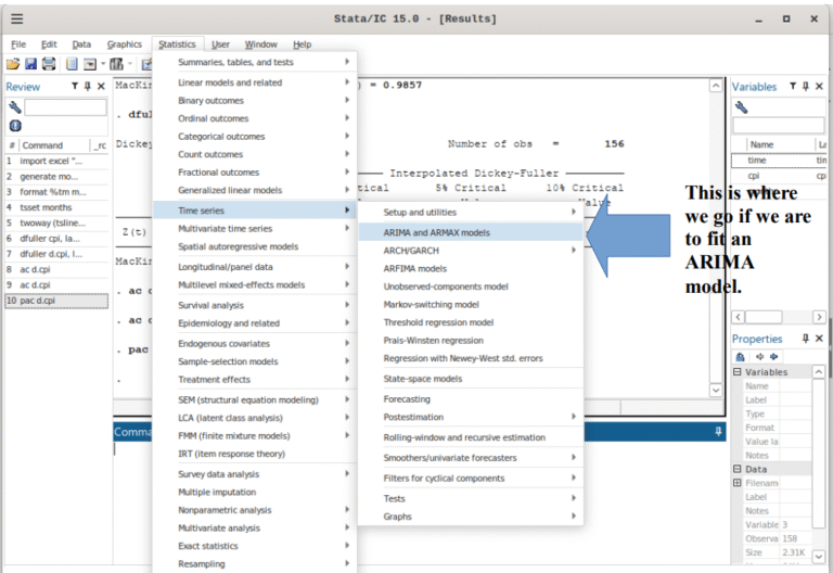 The Definitive Guide to Fitting an ARIMA Model in Stata - codepointtech.com